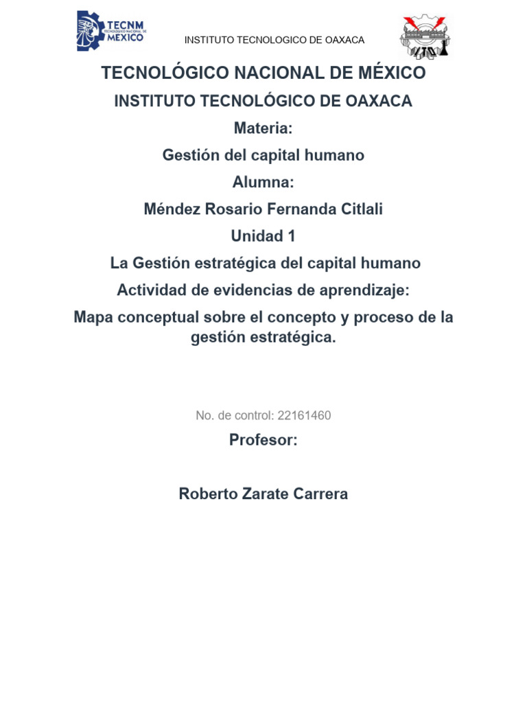 Mapa Conceptual-U1-Evidencias de Aprendizaje | PDF