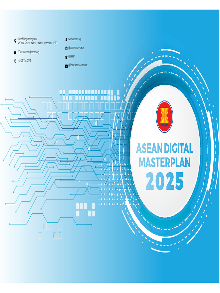 ASEAN Digital Masterplan 2025 MPTC Cambodia | PDF | Infrastructure | E Government