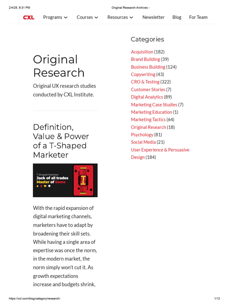 Original Research Archives | PDF | Marketing | Promotion And Marketing ...