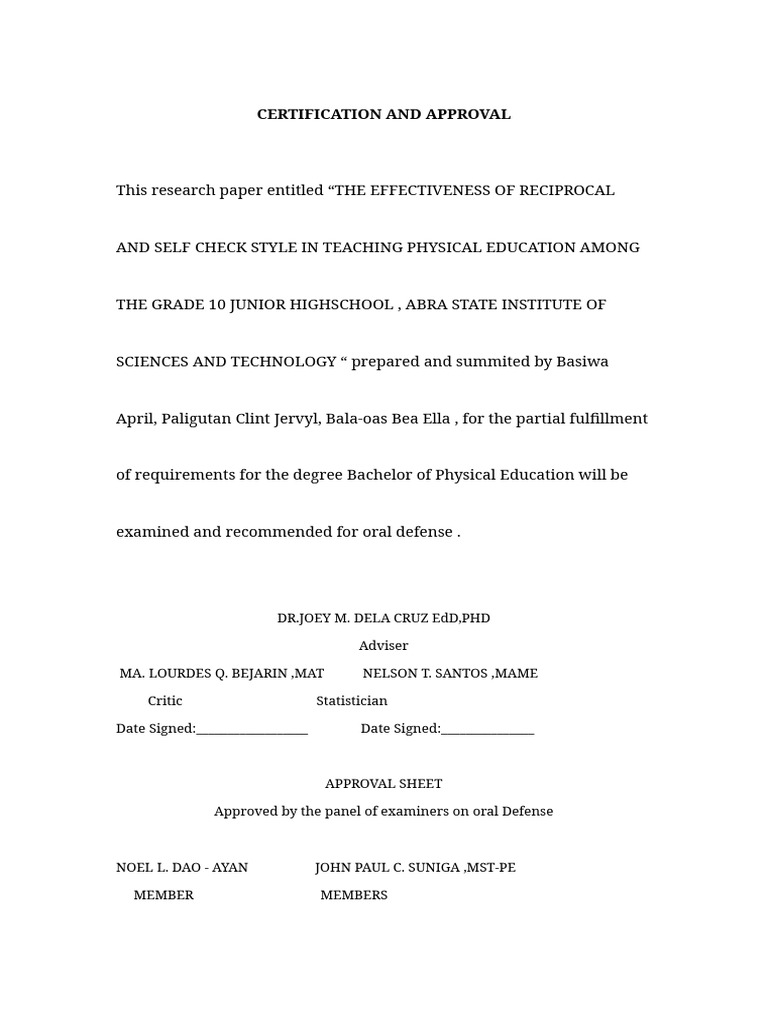 CERTIFICATION A | PDF