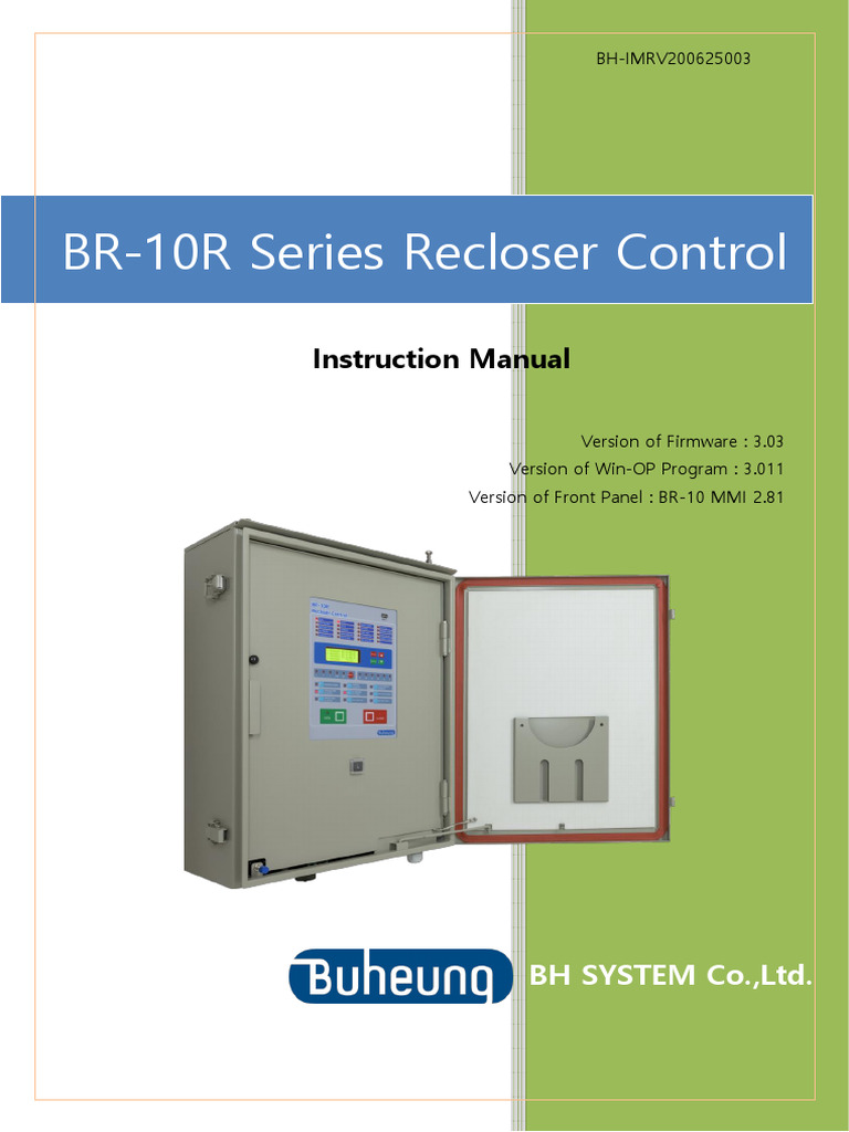 Instruction Manual For BR-10R Series Controller | PDF | Power Supply ...