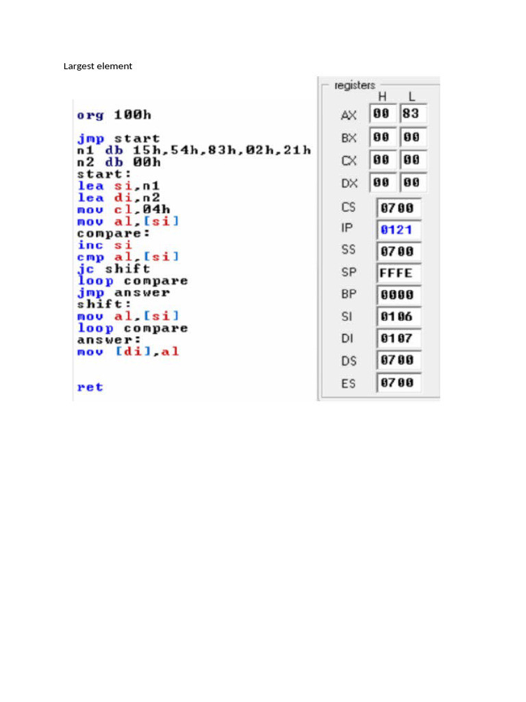 Largest and Smallest Elements Explained | PDF