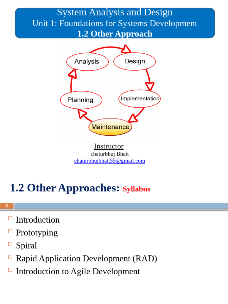 Unit 1.2 Other Approaches | PDF | Software Prototyping | Software Development Process