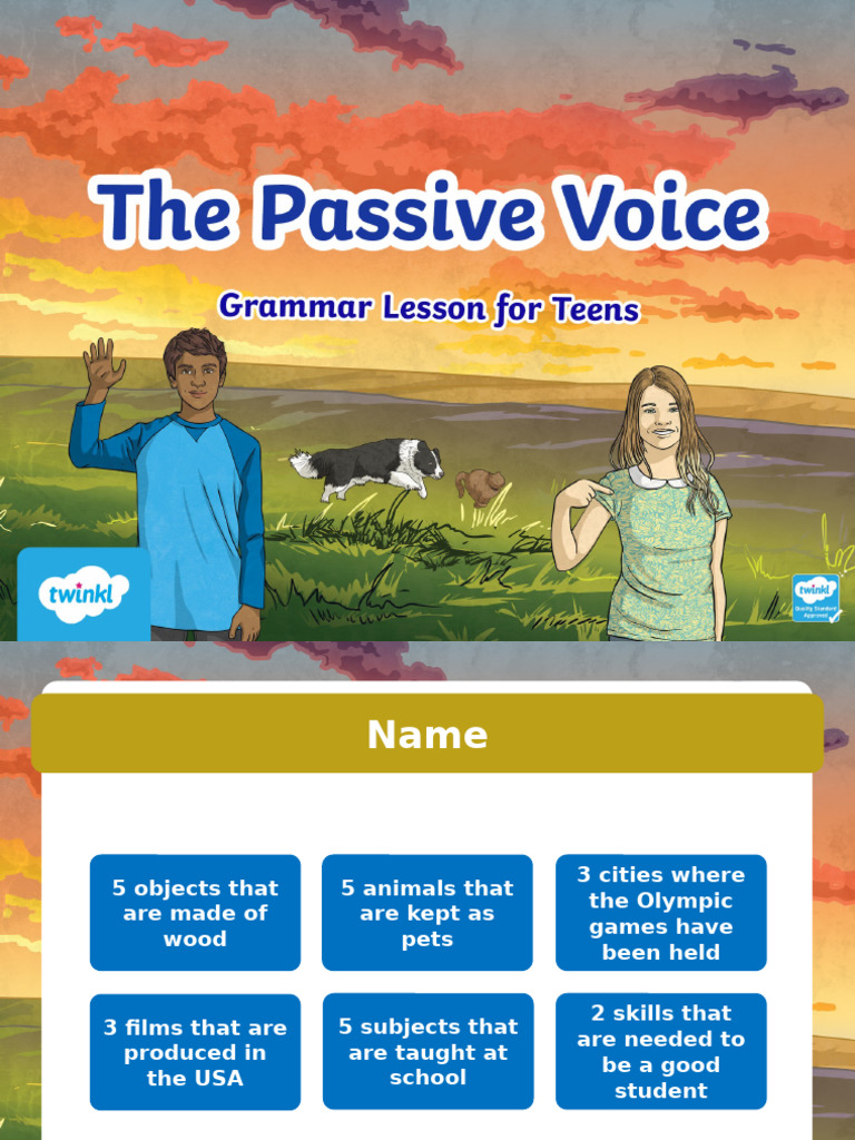 t-1721633814-esl-passive-voice-grammar-lesson-b1_ver_4 | PDF | Verb ...