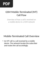 GSM Call Flow: MO & MT Explained | PDF | Cellular Network | Electronics