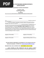 AGM Proxy Form Template | PDF