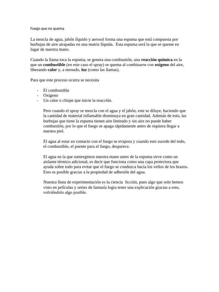 Fuego Que No Quema | PDF