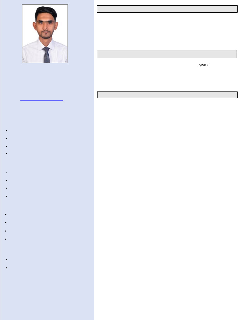 CV of Shihab Uddin Merchandising | PDF | Business