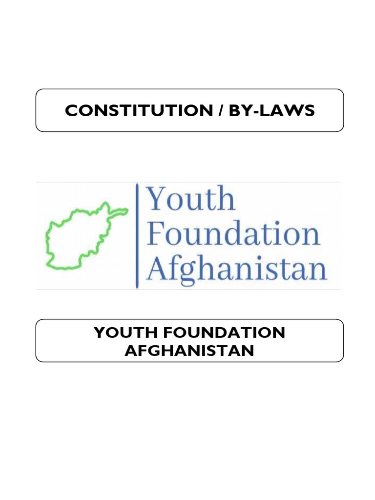 YAF Constitution (By-Laws) | PDF | Supermajority | Constitutional Amendment