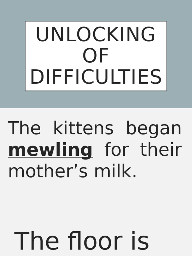 The Seven Ages of Man (Unlocking of Difficulties) | PDF