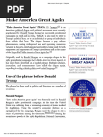 Overview of the MAGA Movement | PDF | Donald Trump | American Government