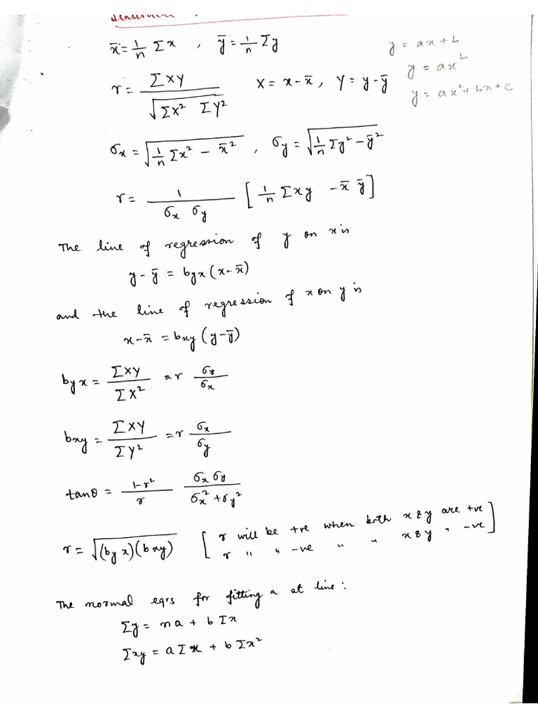 Correlation & Regression | PDF