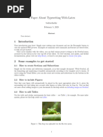 Latex Lab Manual-Technical Writing Using LaTeX Lab (BCSL456D) | PDF