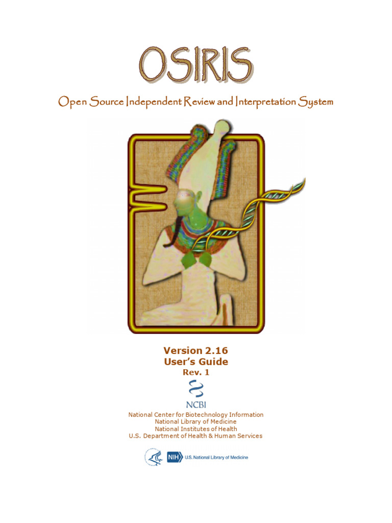 OSIRIS User's Guide for Researchers | PDF | Computer File | Hyperlink