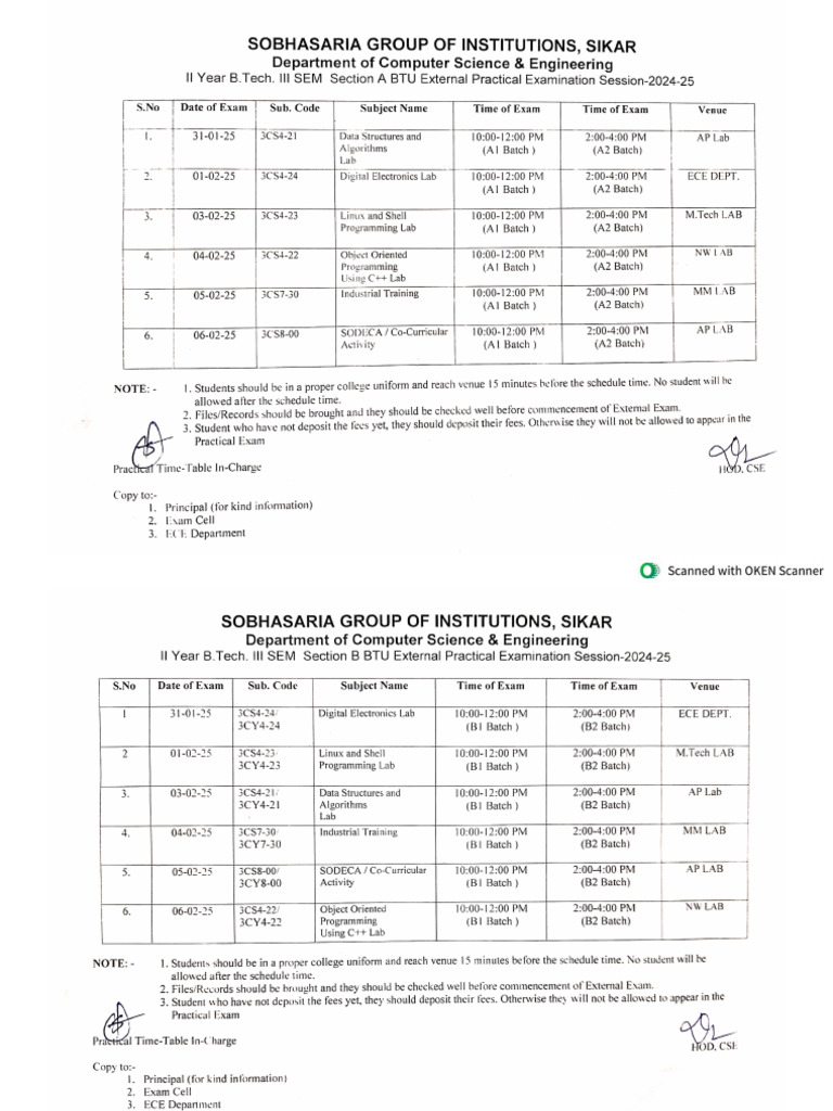 B.Tech CS 3rd Sem Practical | PDF