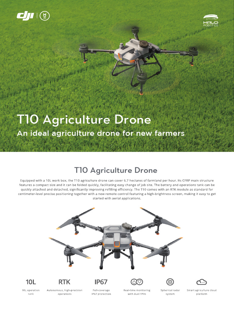 DJI Agras T10 | PDF