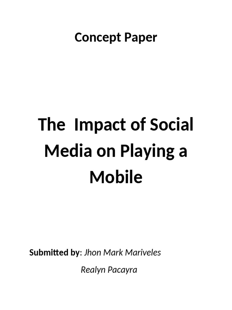Concept Paper-WPS Office | PDF | Social Media | Popular Culture & Media ...