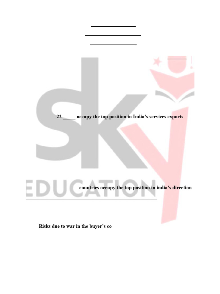 Export Marketing Objective | PDF | Exports | International Trade