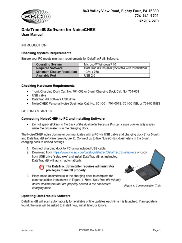 Datatrac-Db-User Manual-Pdp0003 | PDF | Noise | Sound