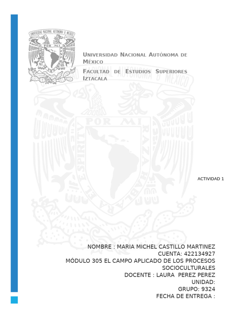 Castillo Martinez - Maria Michel - Act 1 | PDF