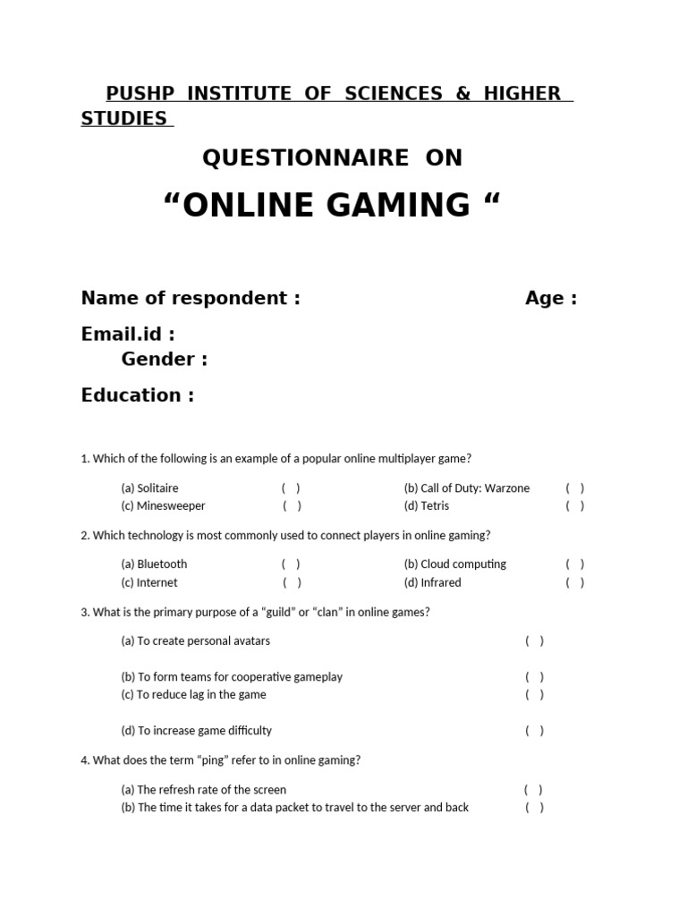 PUSHP INSTITUTE OF SCIENCES | PDF | Electronic Games | Electronic ...