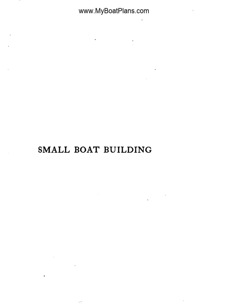 Small Boat Building | PDF