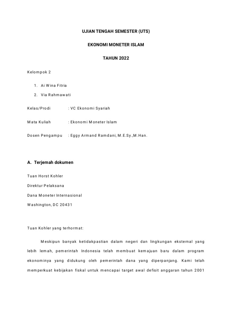 UTS Ai Wina Fitria & via Rahmawati-VC Esy-EMI | PDF | Religious Philosophical Concepts