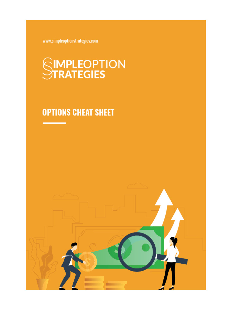 Options Cheat Sheet | PDF | Greeks (Finance) | Option (Finance)