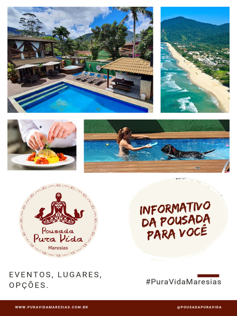 INFORMATIVO Dicas - Pousada Pura Vida Maresias | PDF