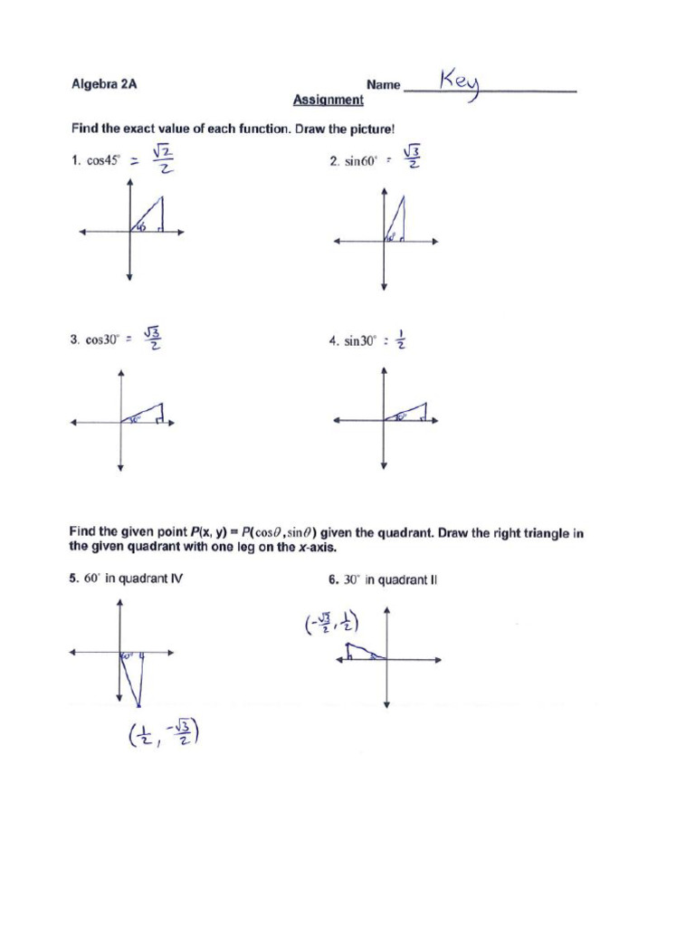 Unit 10 Homework - Alg. 2-6 | PDF