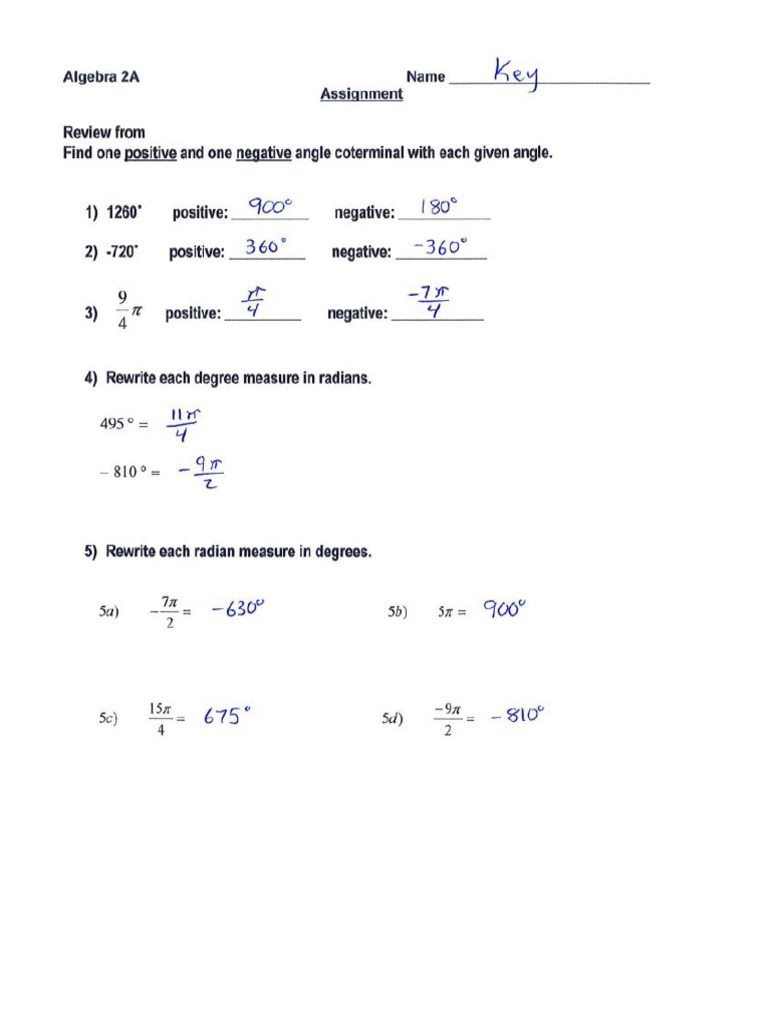 Unit 10 Homework - Alg. 2-9 | PDF