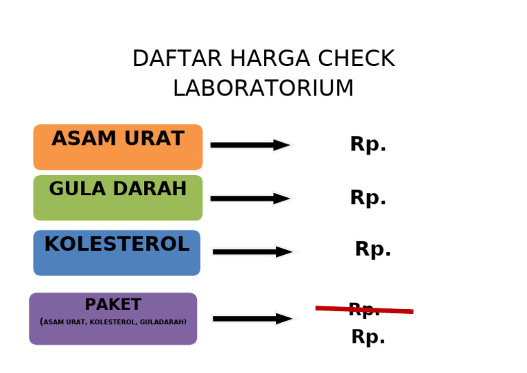 Daftar Harga Check Laboratorium | PDF