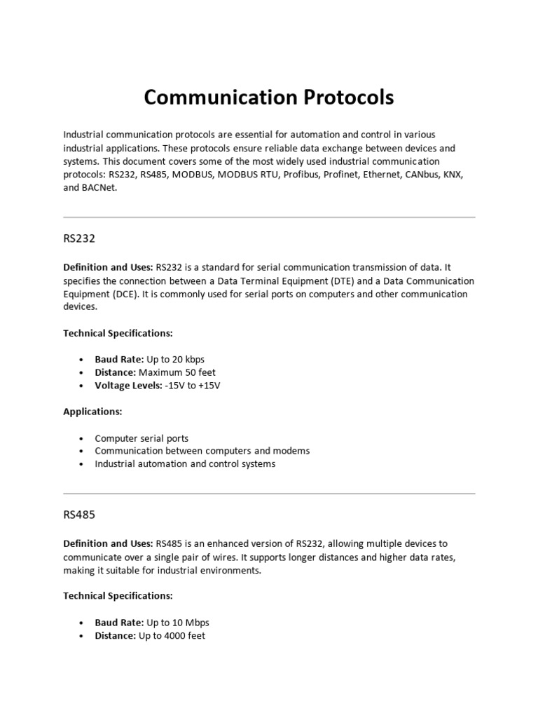 Industrial Communication Protocols | PDF | Computer Network | Local Area Network