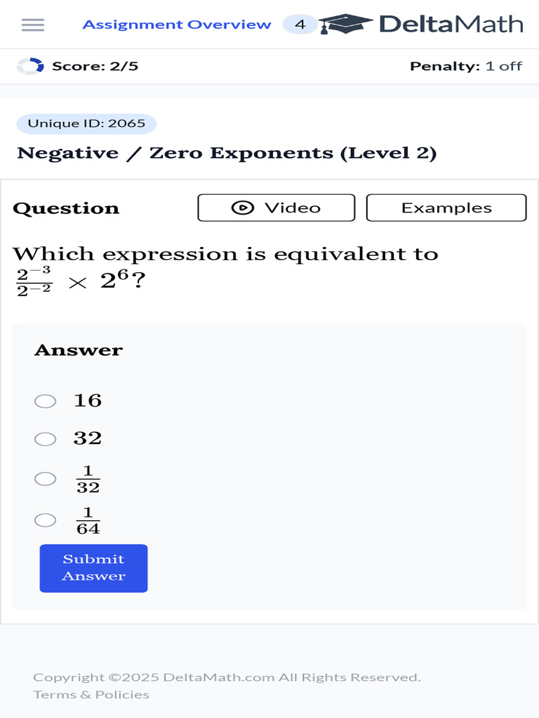 DeltaMath Student Application 14 | PDF