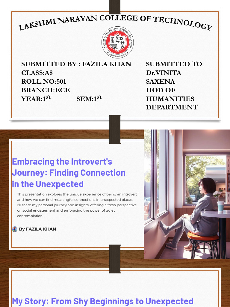 Embracing the Introverts Journey Finding Connection in the Unexpected[1] | PDF | Nonverbal ...