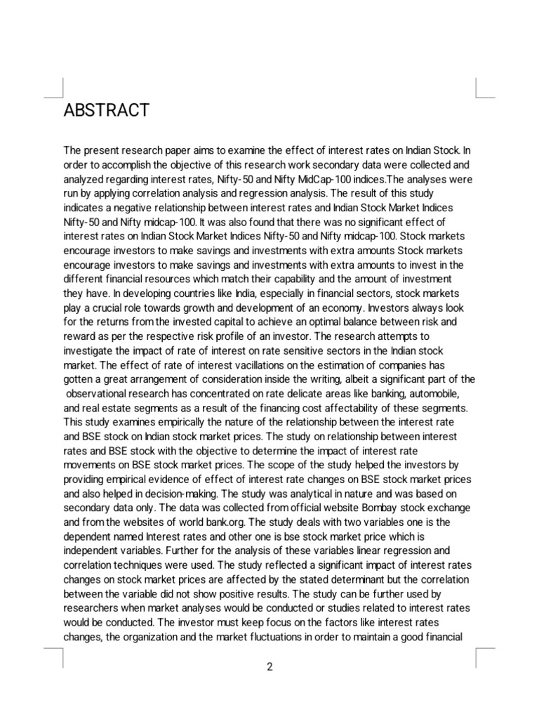 Document 8 | PDF | Interest Rates | Investing