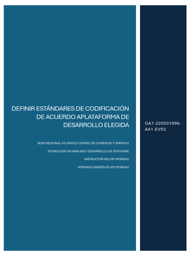 Estándares de Codificación | PDF | Software | Java (lenguaje de programación)