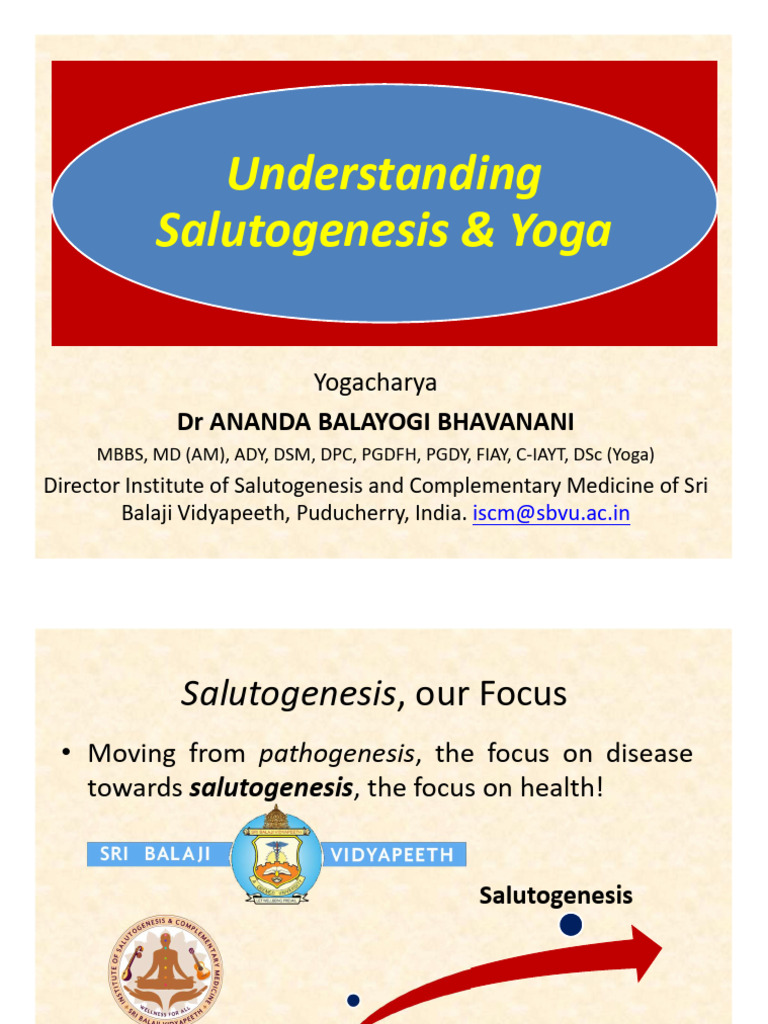 Understanding Salutogenesis and Yoga | PDF | Stress (Biology) | Psychology