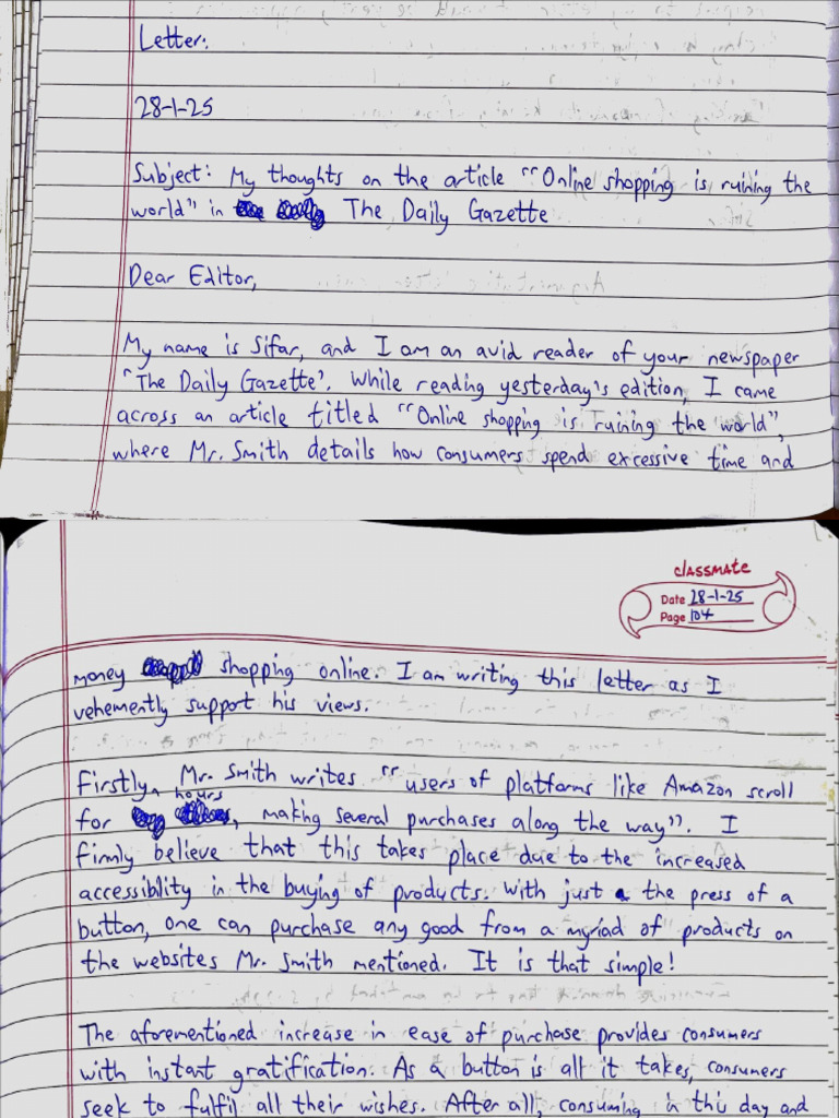 Argumentative Letter | PDF