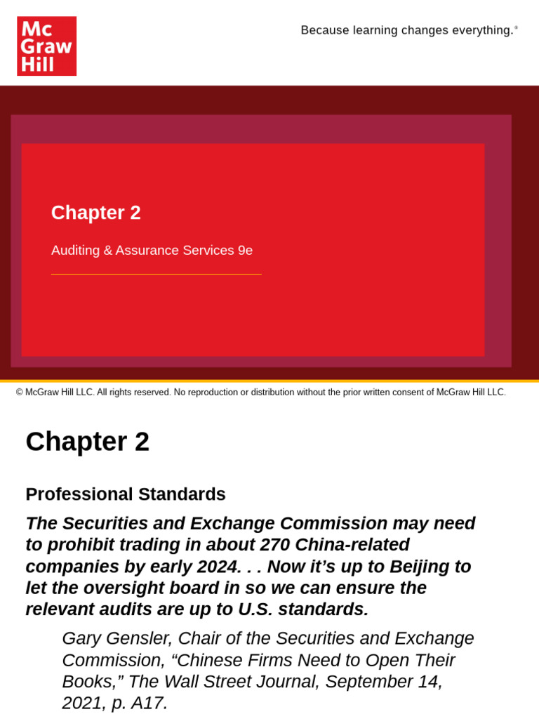 Louwers 9e Chap002 PPT Accessible | PDF | Audit | Internal Control
