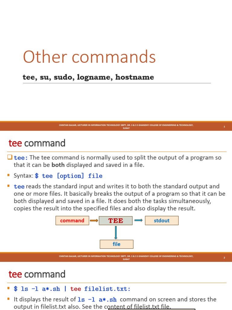 Other Linux Commands Pdf Sudo Superuser