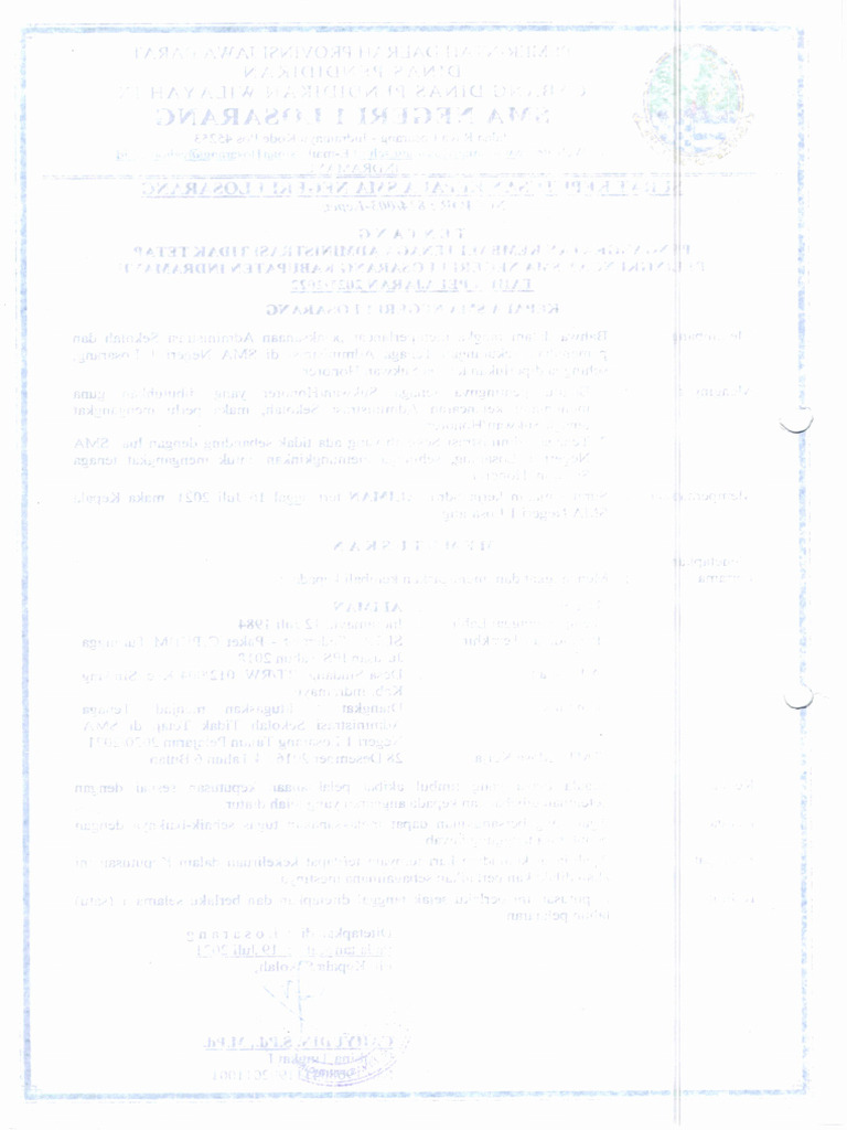 SK 2021 Aliman - 000029 | PDF