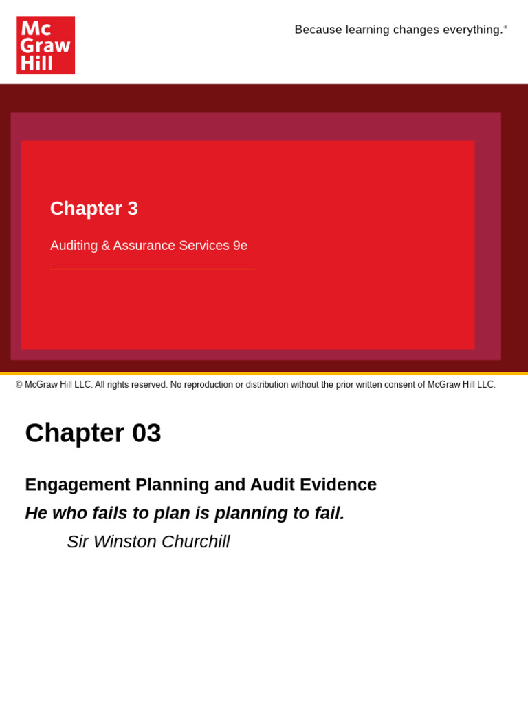 Louwers 9e Chap003 PPT Accessible | PDF | Audit | Internal Control