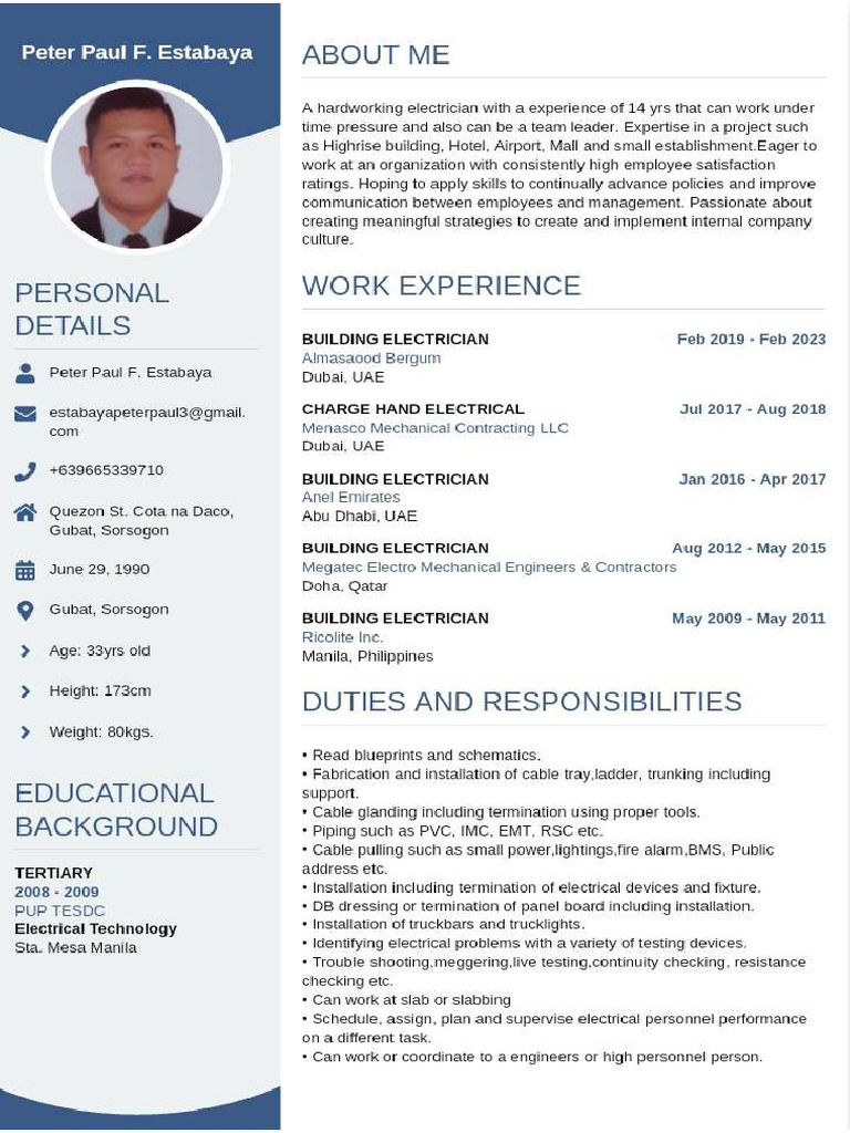 Estabaya Peter Resume | PDF
