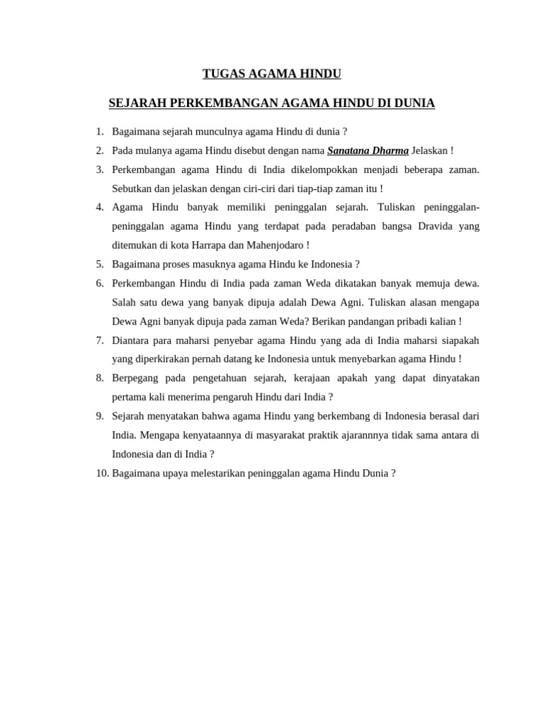 Dewa Agni dalam Zaman Weda Hindu | PDF