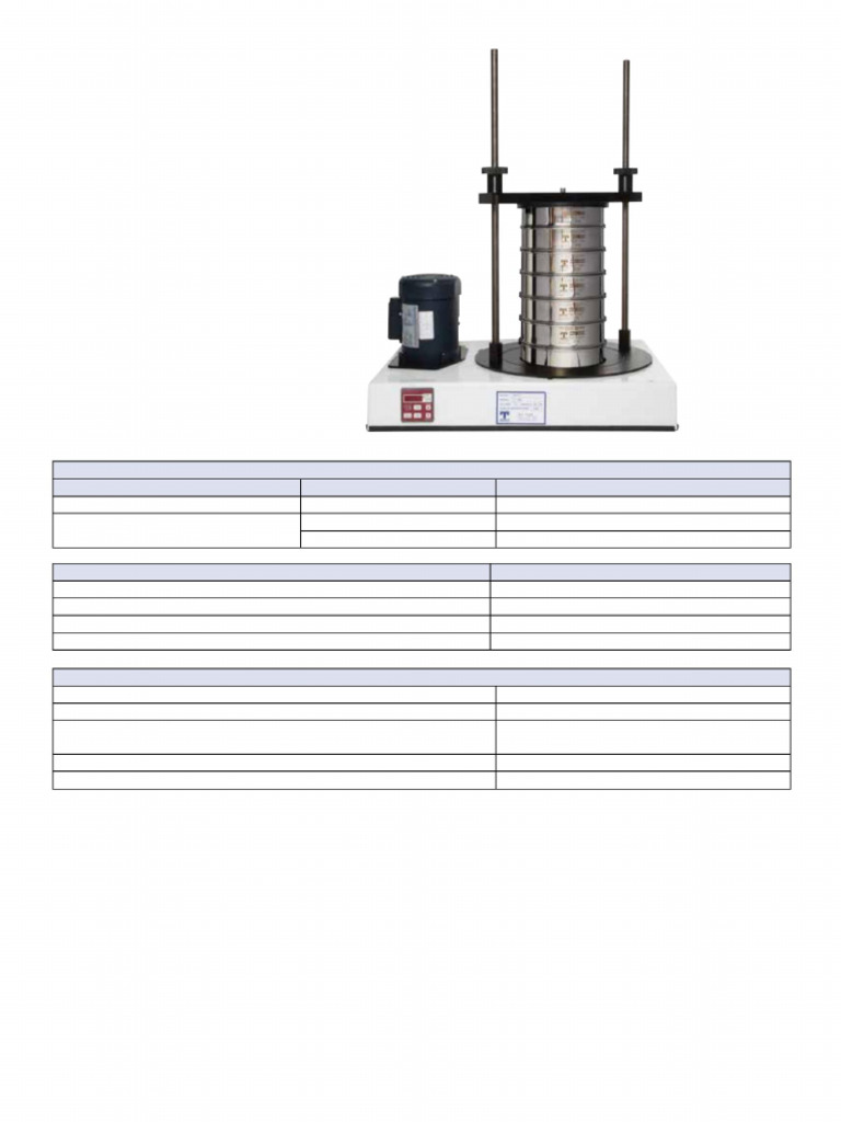Agitador de Tamices Digital para Particulas Gruesas RX 812 Marca Tyler ...