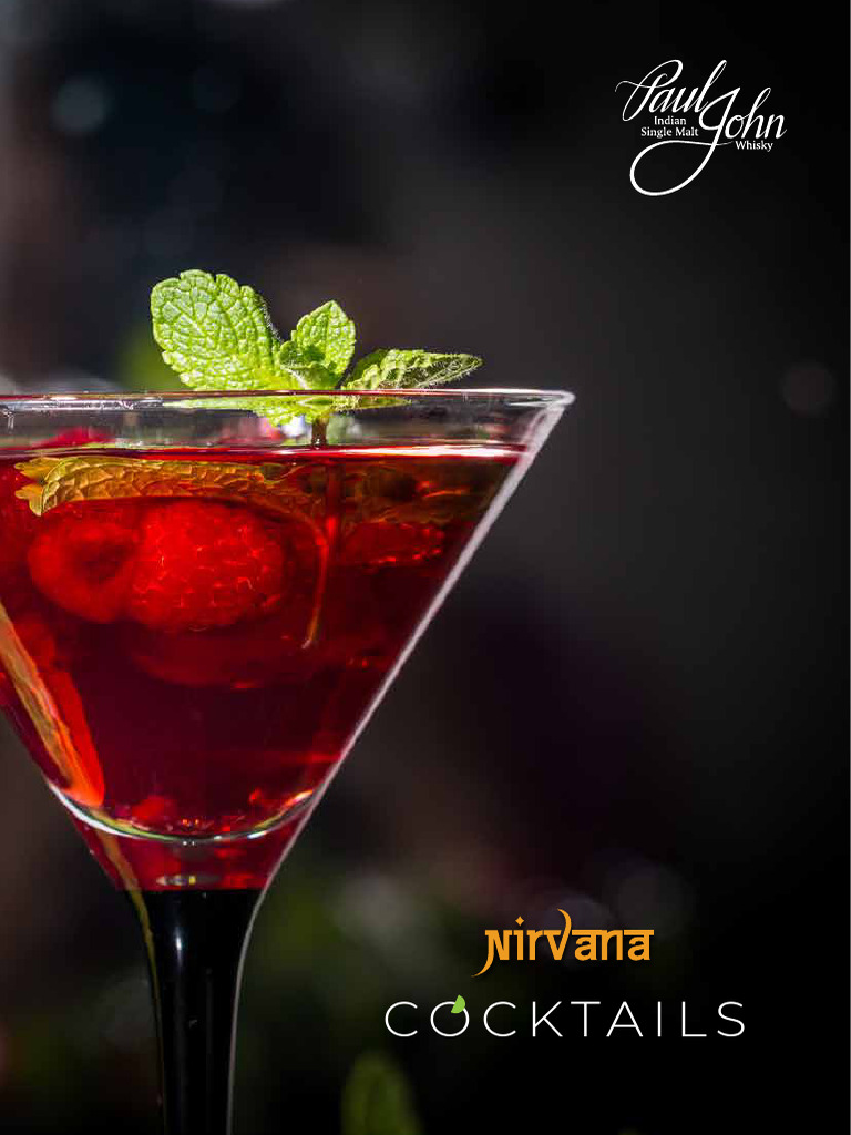 Nirvana Cocktail Recipes Guide | PDF | Drink