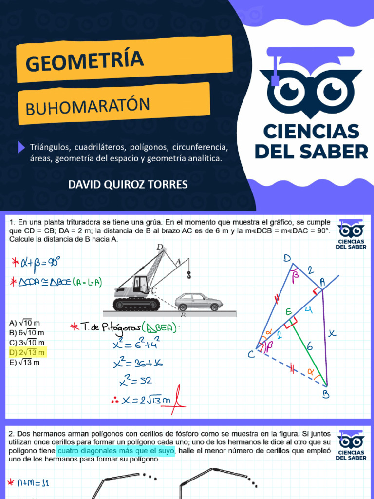 Repaso Geometría (SOL) | PDF