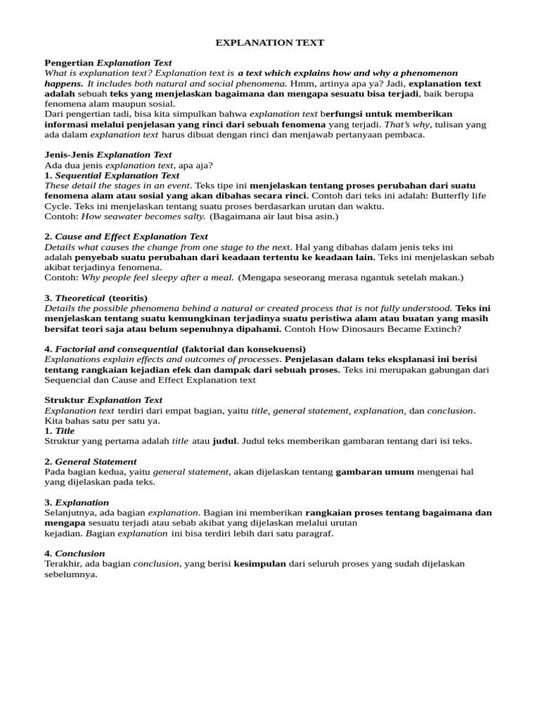 Explanation Text | PDF