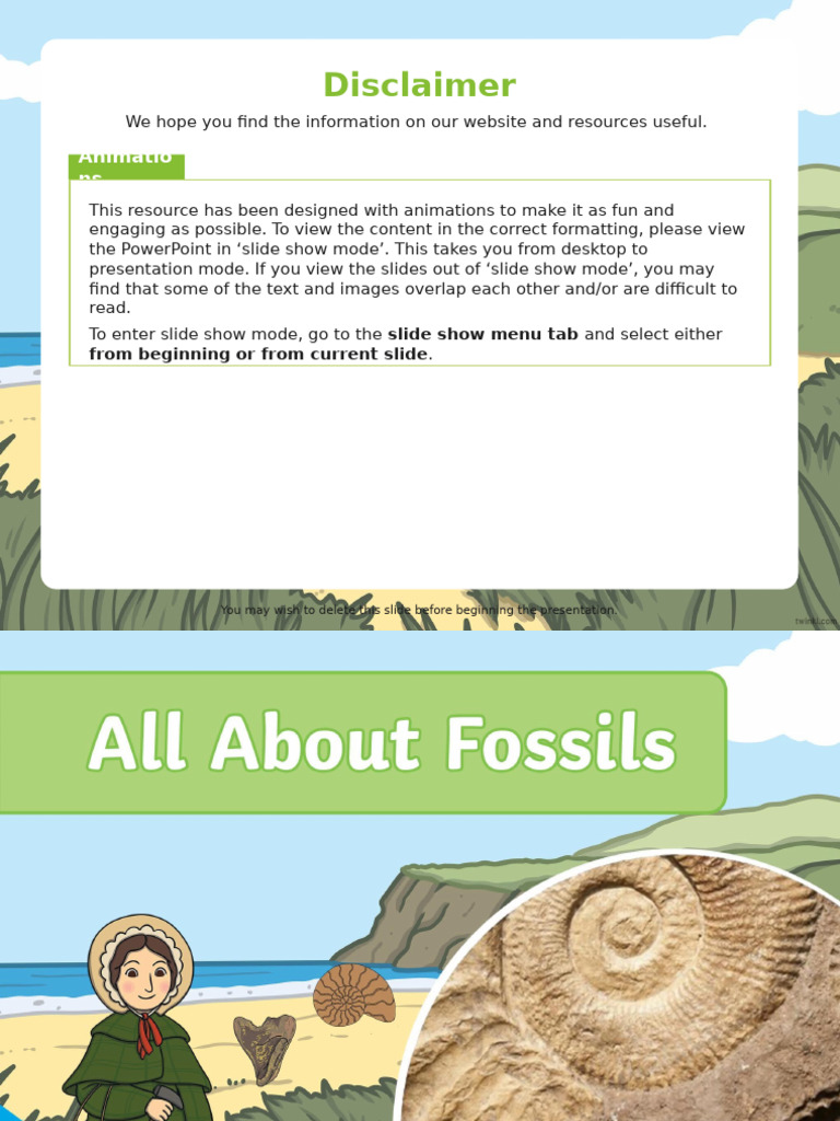 T TP 1655638177 All About Fossils Powerpoint Ver 2 | PDF | Fossil ...